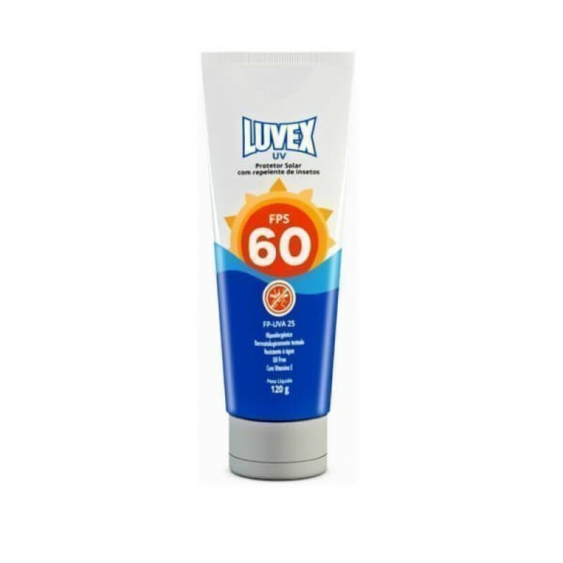 Bloqueador Solar Luvex FPS 60 com Repelente 120g | Luvex
